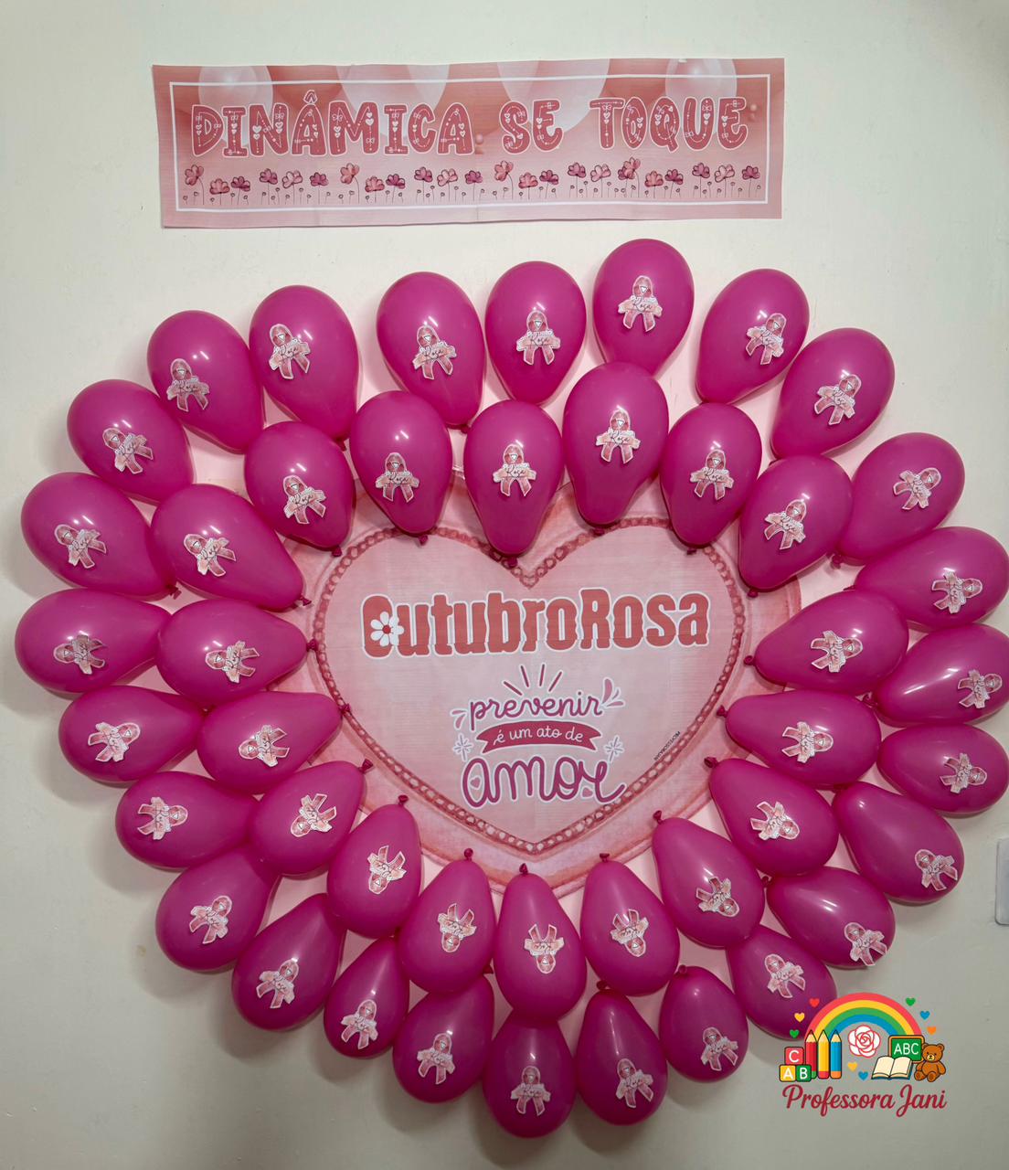 DINÂMICA OUTUBRO ROSA SE TOQUE – Professora Jani
